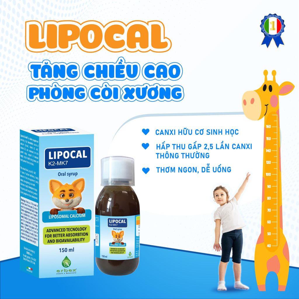 LIPOCAL K2-MK7 – Minh Phúc Pharma