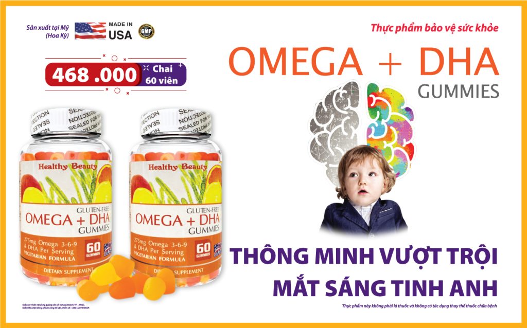 Healthy Beauty OMEGA + DHA GUMMIES – Minh Phúc Pharma