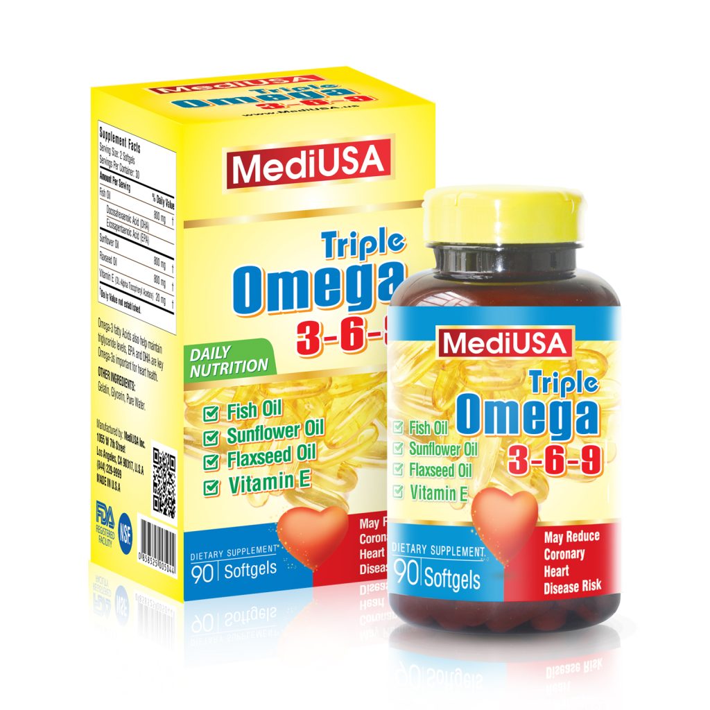 MediUSA Triple Omega 3 6 9 – Minh Phúc Pharma